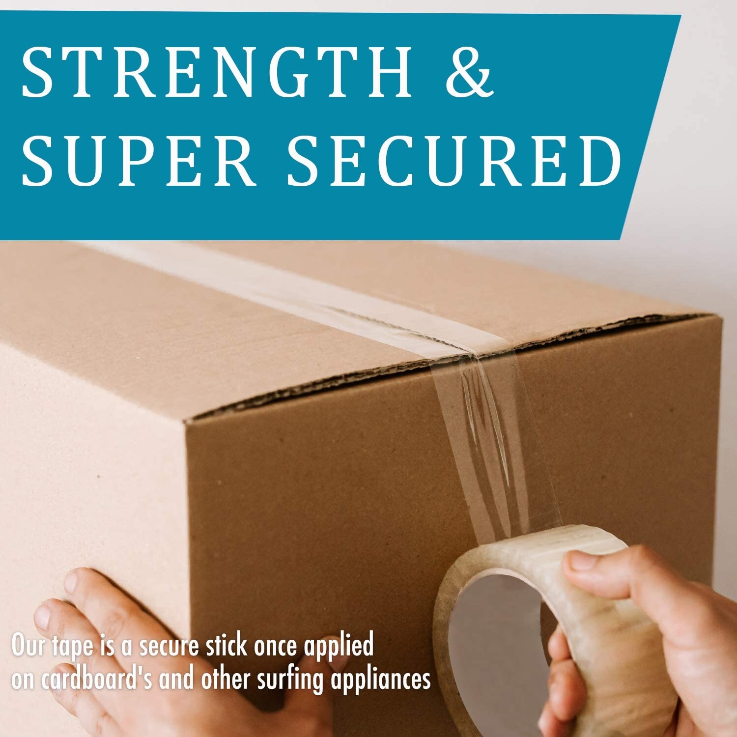 36x CLEAR PACKING TAPE PARCEL STRONG 48MM X 66M BOX SEALING SELLOTAPE ...