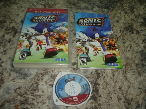 Sonic Rivals Greatest Hits (Sony PSP, 2006) CIB Complete Tested bin 997 ...