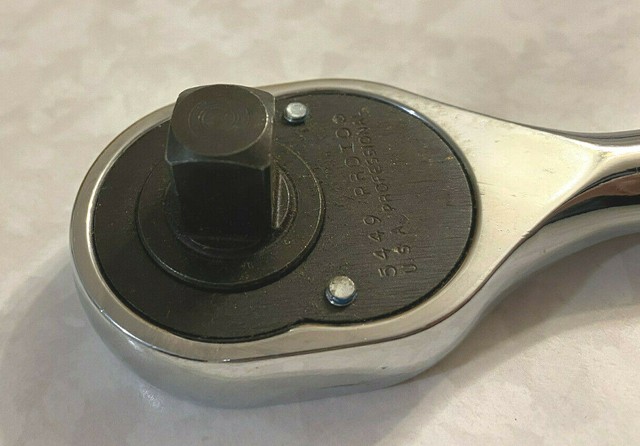 PROTO J5449 Ratchet Reversible 1/2 Drive 10 in Chrome for sale online ...