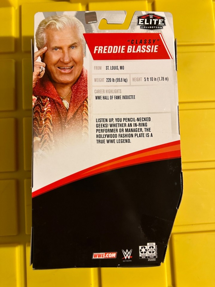 Classy Freddie Blassie Wrestling Action Figure Elite Series #77 WWE ...