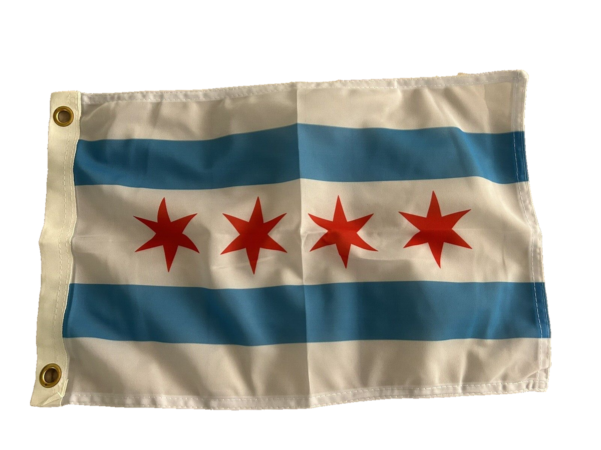 Chicago Flag Wallpaper