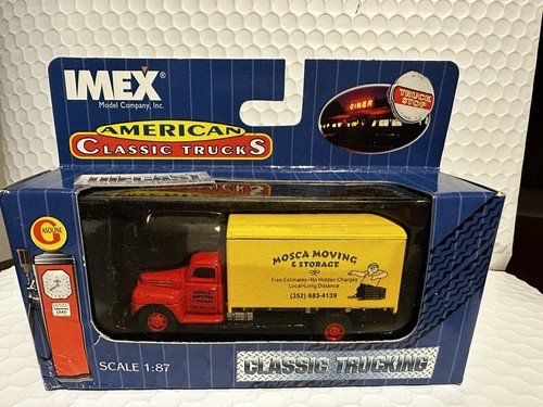 Imex AMERICAN Classic Trucks MOSCA MOVING STORAGE Diecast HO Scale 1:87 ...