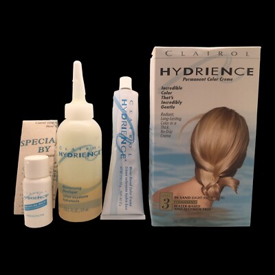 1998 Clairol Hydrience 06 SAND (Light Ash Blonde) Permanent Color Crème ...