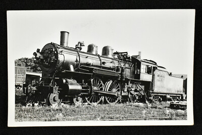 VTG RPPC Real Photo Postcard CNW Chicago North Western 4-4-2 Locomotive ...