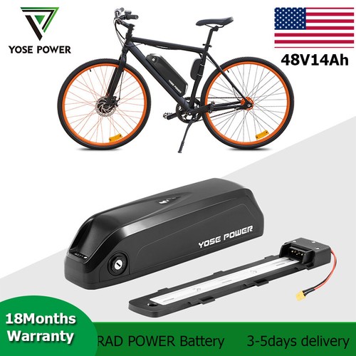 RAD POWER Ebike Battery 48V 14Ah Electric Bike Bicycle Lithium Battery ...