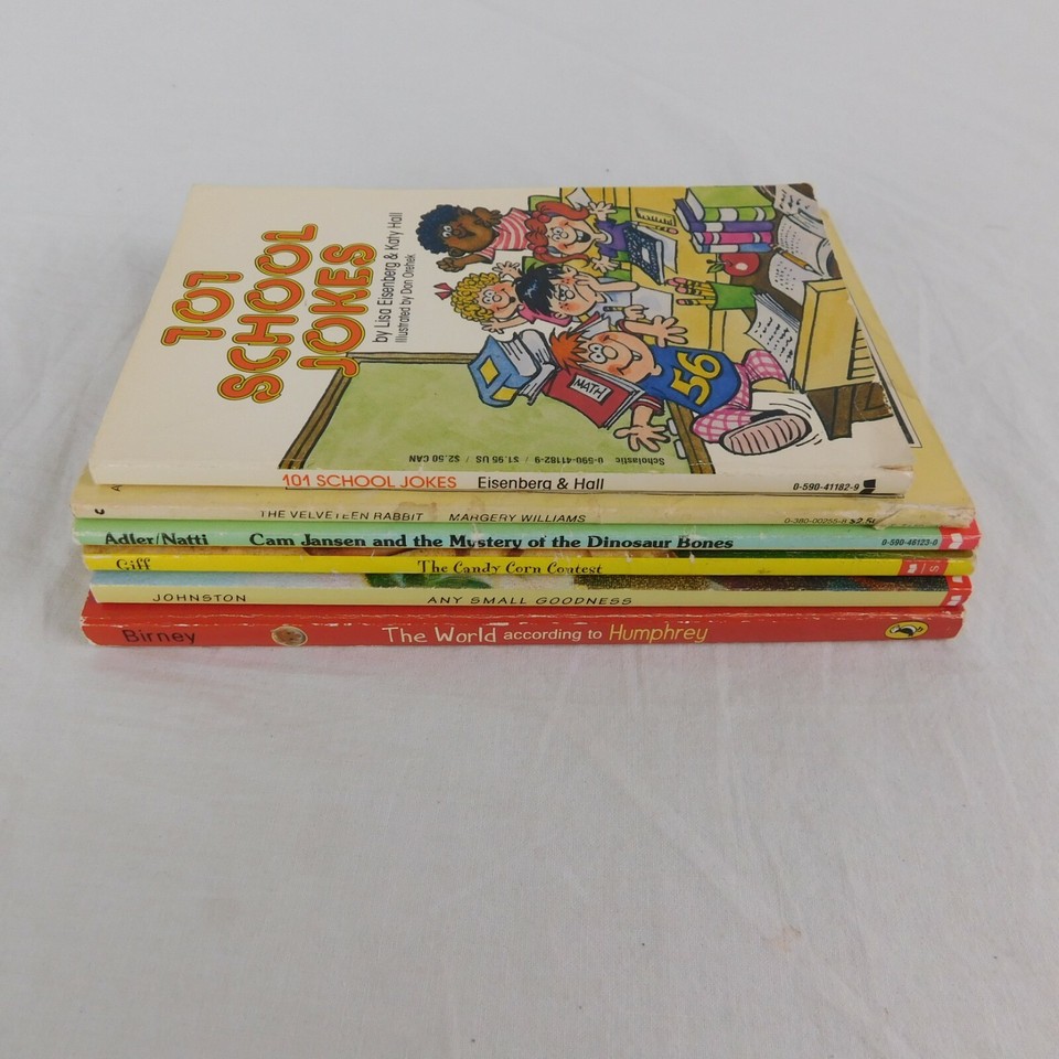 Lot of 6 Home Schooling Books grades 2-5 various authors titles genres ...