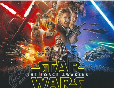 BILL CORSO Signed 8.5 x 11 Photo STAR WARS THE FORCE AWAKENS Make Up ...