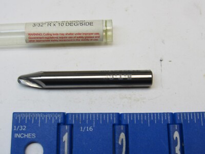 HARVEY TOOL 75006 10 DEGREE TAPER ANGLE PER SIDE 5/16" DIAMETER x 3/32 ...