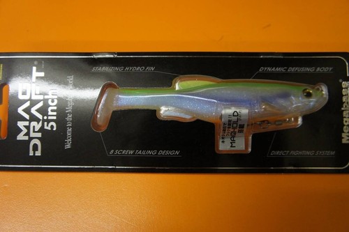 Megabass Magdraft 5 Color Chartback Shad Lure | eBay