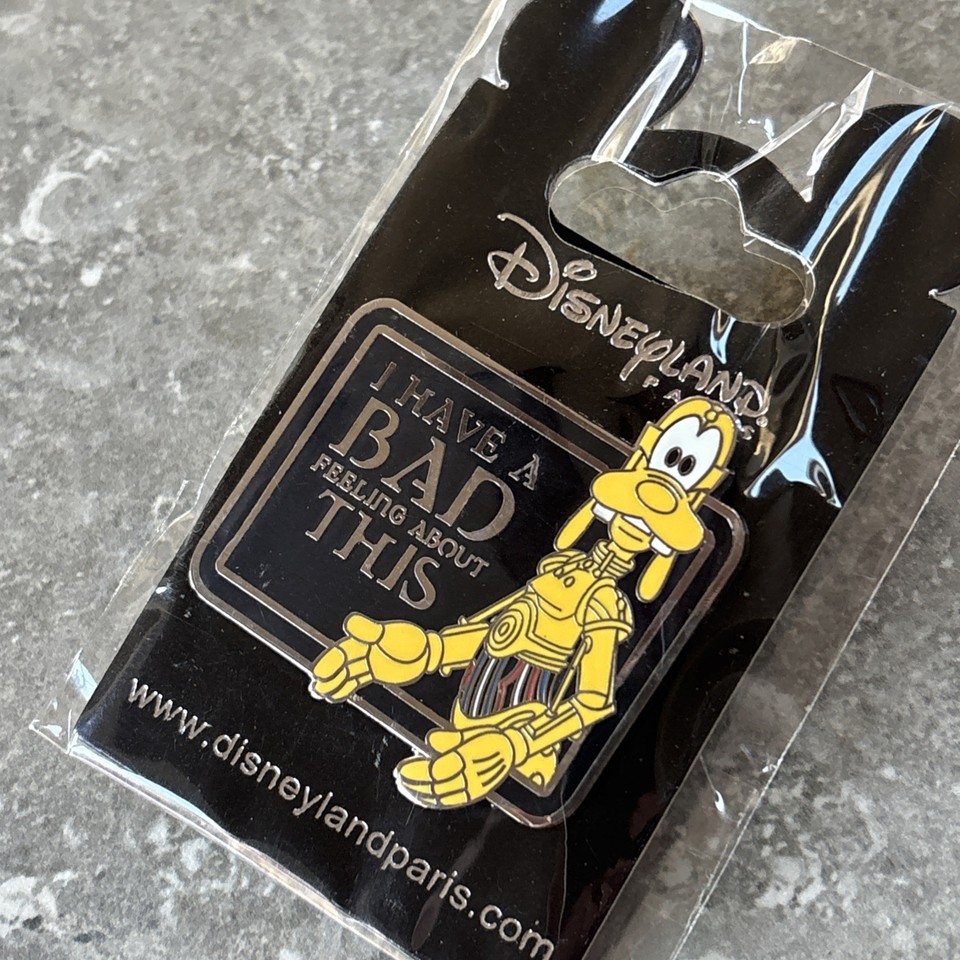 DISNEY STAR WARS MYSTERY QUOTES PIN GOOFY C-3PO I HAVE A BAD FEELING ...