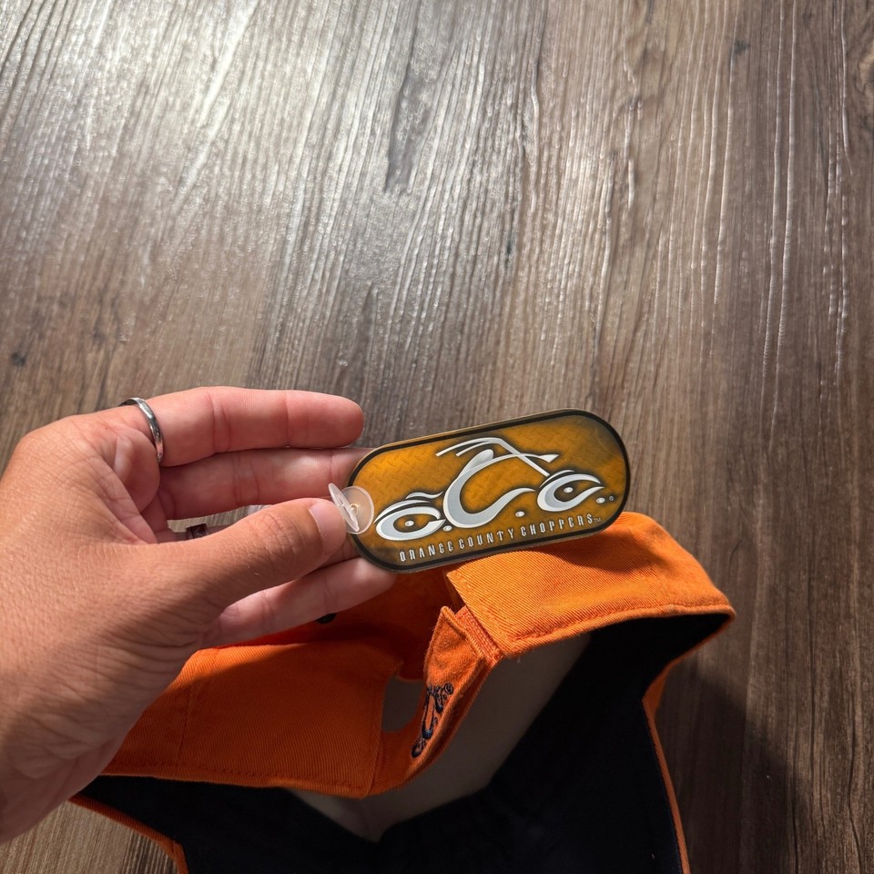 Orange County Choppers Hat Cap Motorcycle Embroidered Logo OCC Biker | eBay