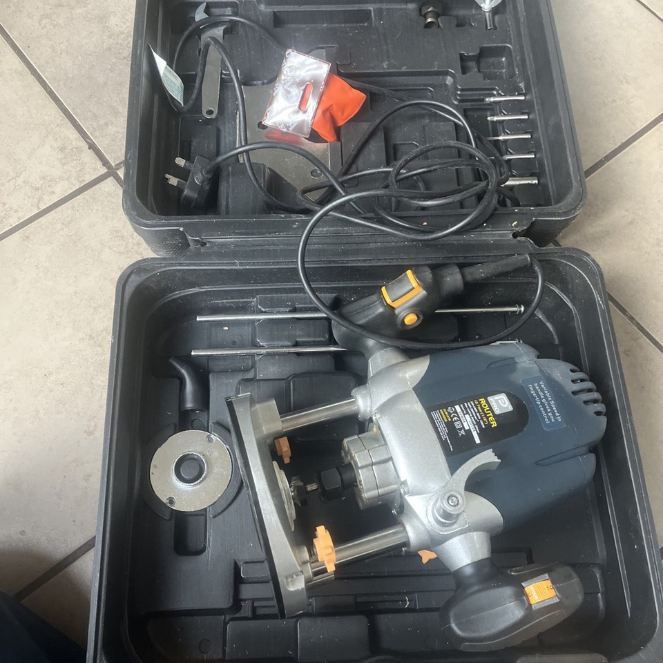 Performance Pro Router 1200W 1/2" CLM127R with Case and Bits | eBay UK