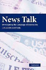 News Talk: Investigating the Language of Journalism (Hardcover) | eBay