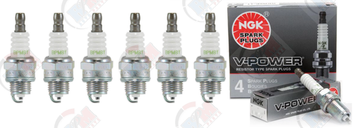 NGK BPM8Y "V-POWER" SOLID Spark Plugs 5574 (Set of 6) | eBay