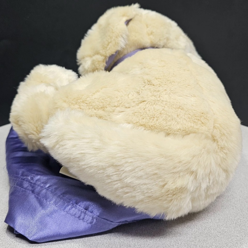 Cloud B Lavender Lab Dog Stuffed Animal Toy w/ Lovey Beige 12" Long ...