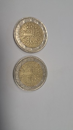 2001 FRANCE RF 2 Euro Coin Misprint Decentered | eBay