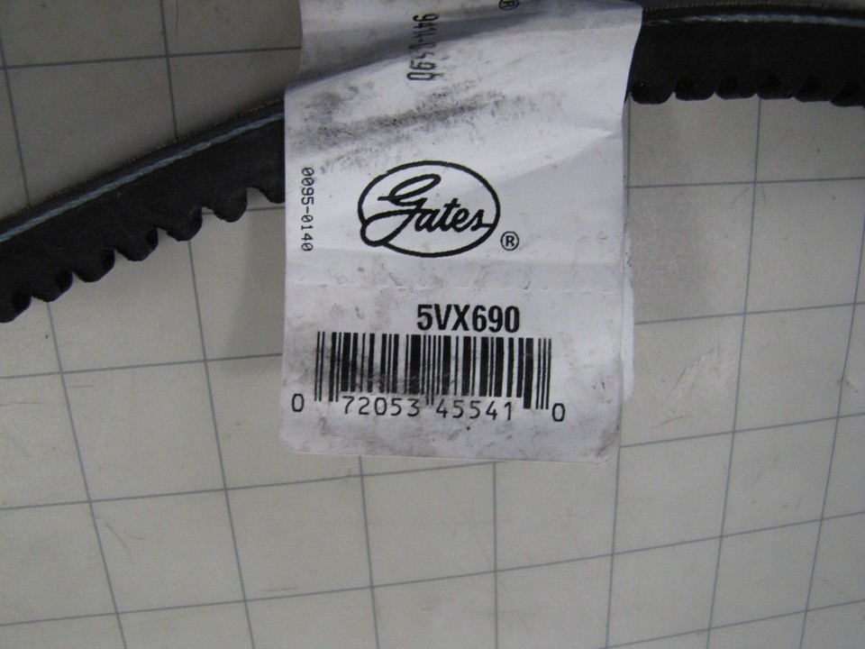 Gates 5VX690 / 9414-0690 Super HC Molded Notch V-Belt 5/8" x 69" NEW | eBay