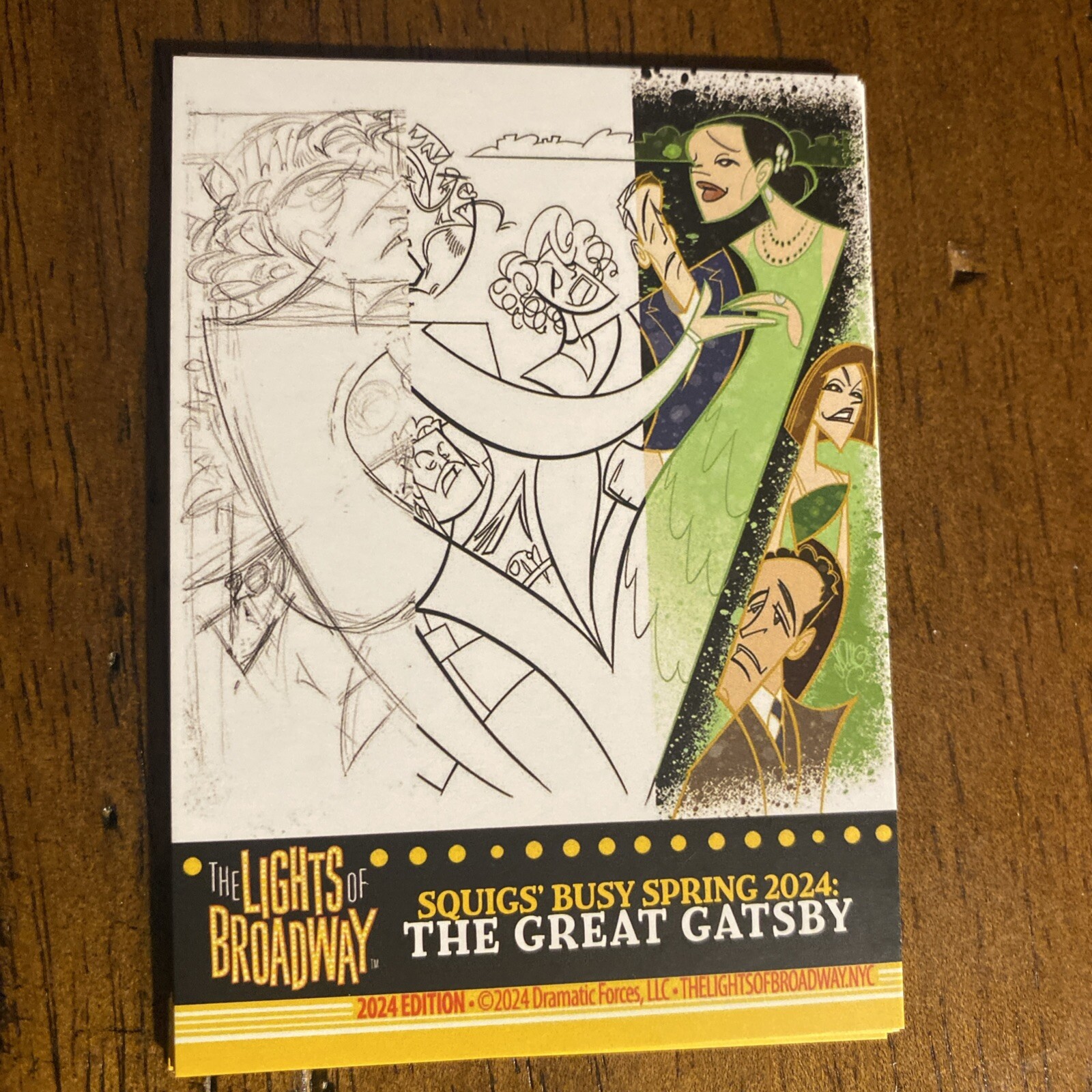 Lights of Broadway Card 2024 Rare Squigs Busy Spring The Great Gatsby ...