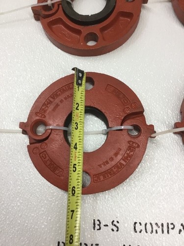 2" Victaulic Style 741 Flange Adapter w/ Gasket for Grooved End ...