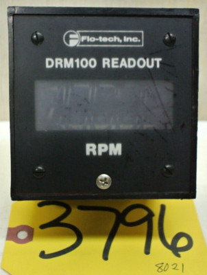 Flo-Tech DPM-100 Flow Speed/RPM Meter Readout for Sensor SMS-1200 ...