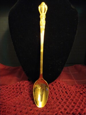 Oneida Community Gold Silverware Flatware 1 Iced Tea Spoon | eBay
