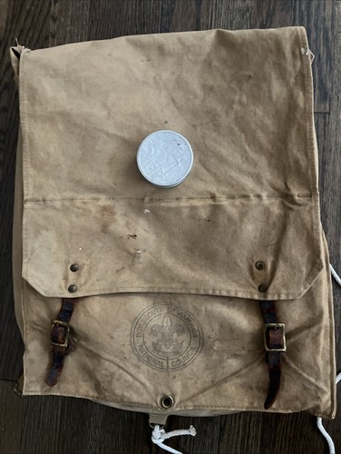 Vintage Boy Scouts Of America No 574 Yucca Pack Backpack Canvas Bag BSA ...