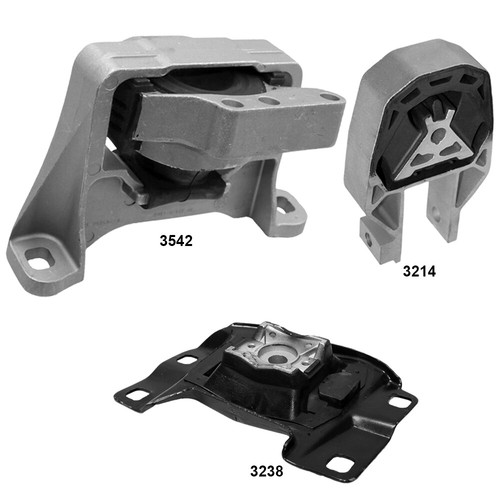 Engine Mounts & Automatic Trans Mount 3PCS for Ford Transit Connect 21 ...