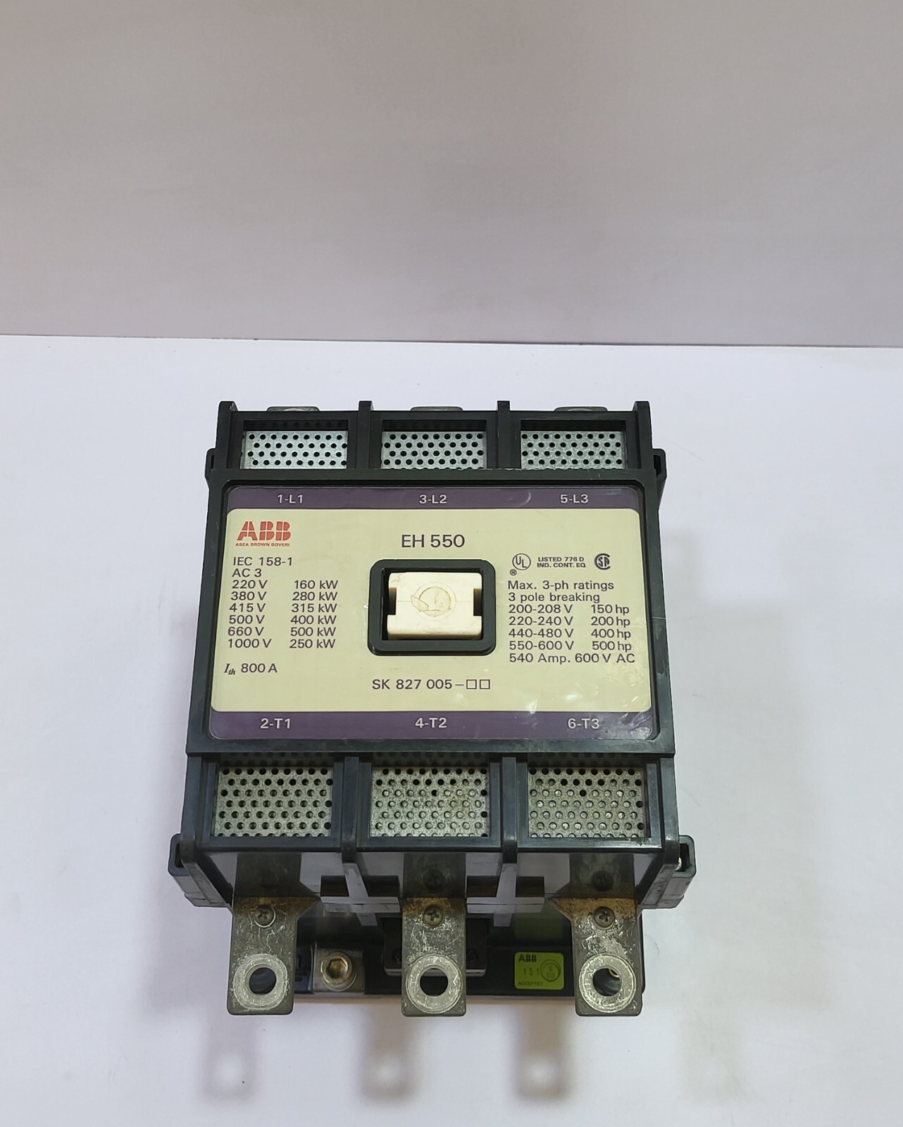 ABB EH 550 CONTACTOR | eBay