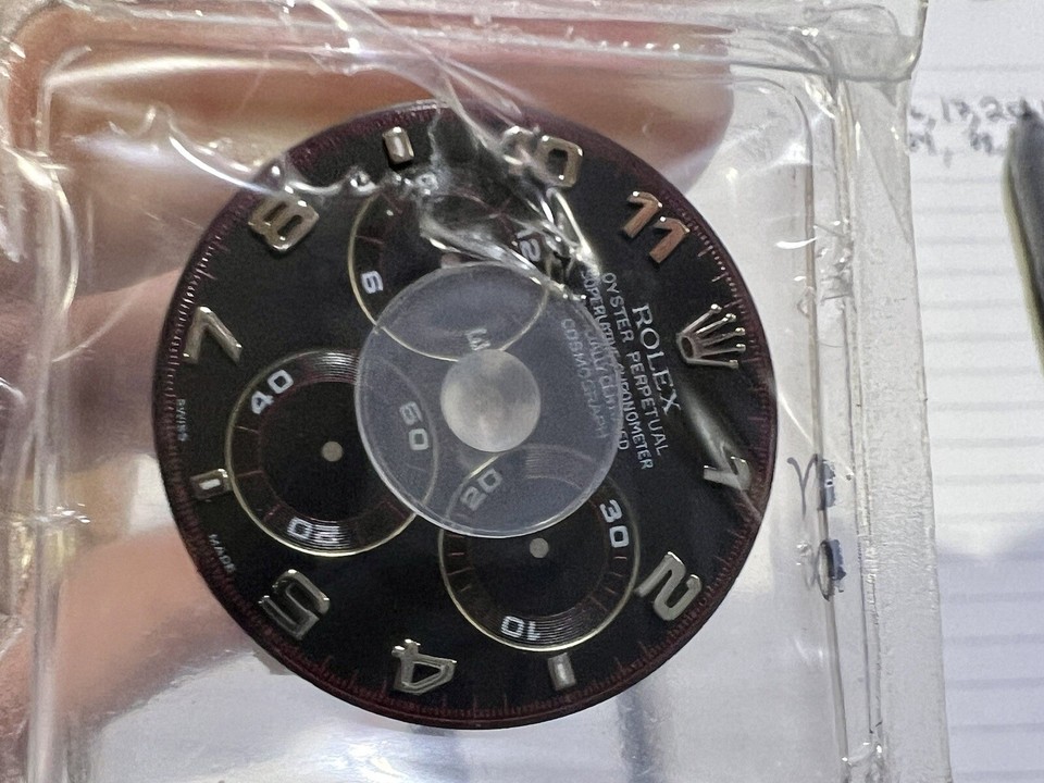 New Rolex Daytona black Racing Dial 116529 White Gold Cal. 4130 #82 ...