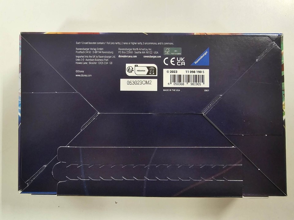 Disney Lorcana - The First Chapter Box 24 Packs English Sealed 1St ...