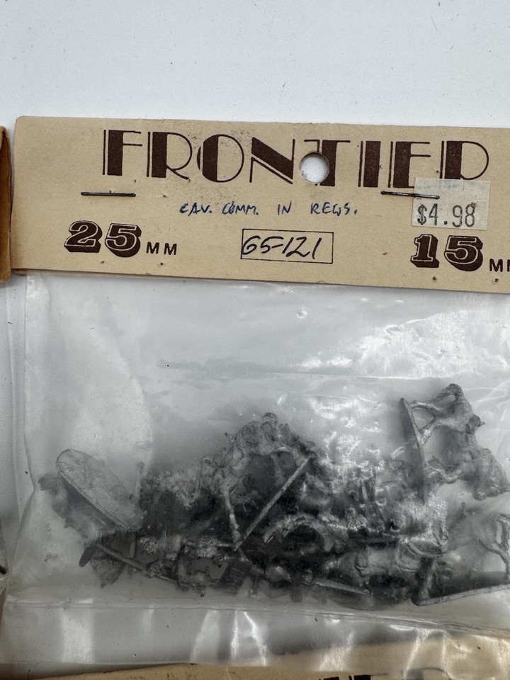 Frontier Lead Miniatures 15mm Old West ACW Figures Lot Of 10 Packs ...