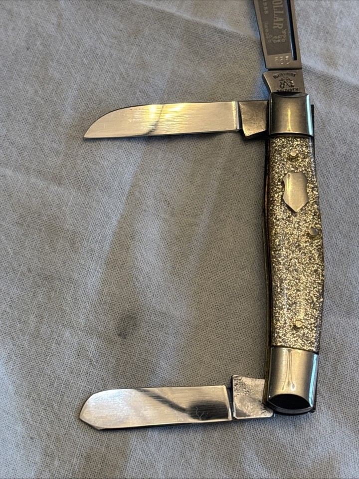 Frank Buster Cutlery Celebrated Fight'n Rooster Sparkle Large Stockman ...