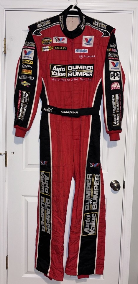 PUMA XL 38W x 34L Nascar Pit Crew Firesuit SFI FIA Dodge Evernham AUTO ...