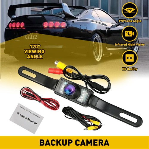 7 LED CMOS Car Rear Backup View Reverse Parking Back Camera HD Vision ...