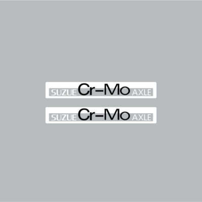 SUZUE - CROMO AXLE hub decals | eBay