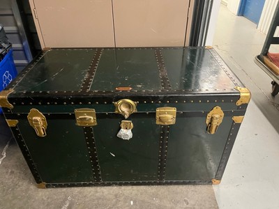 Chests & Trunks - Antique Metal Trunk - Vatican