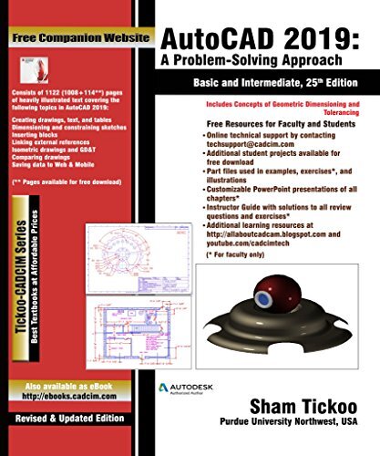AUTOCAD 2019: A PROBLEM-SOLVING APPROACH, BASIC AND By Cadcim ...