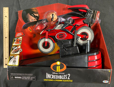 2018 Jakks The Incredibles 2 Stretching Speeding Elasticycle New Sealed ...