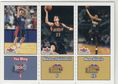 2002-03 Yao Ming Fleer Tradition ROOKIE CARD #285 - Rockets China RC | eBay
