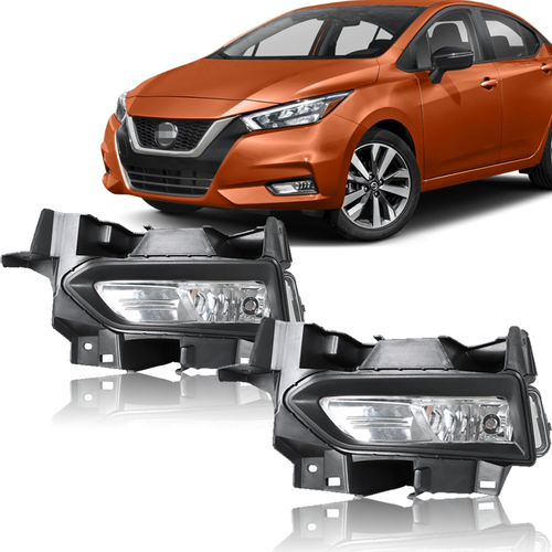 Fit 2020-2021 2022 Nissan Versa Bumper Fog Lights Right+Left Side Lamps ...