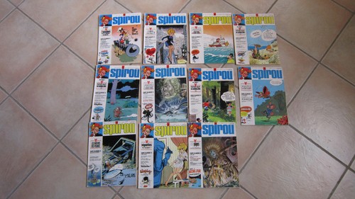 lot journal Spirou n°1838 à 1850 Équivalence de la Reliure N°130 + suppléments | eBay