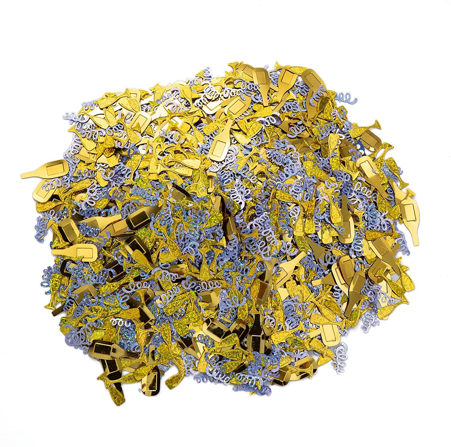 Onedor Plastic Multi-Shaped Confetti for Night Party Table Scatter ...