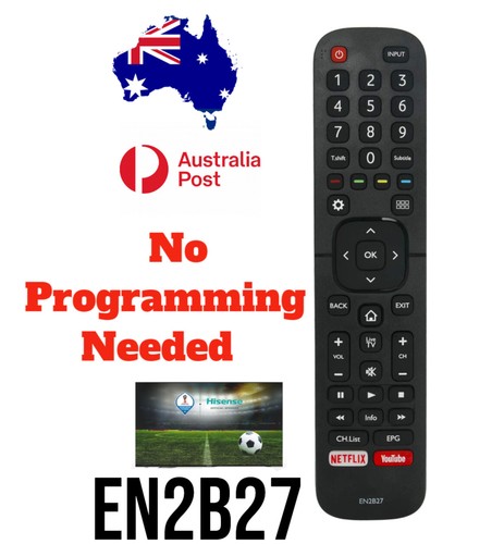 For HISENSE TV Remote EN2B27 OEM Control EN-2B27 RC3394402/01 3139 238 ...