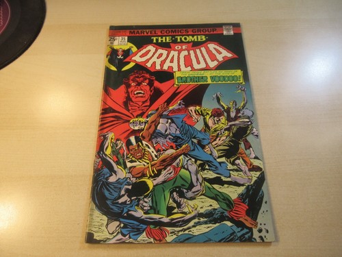 TOMB OF DRACULA #35 MARVEL MID HIGHER GRADE SWEET BROTHER VOODOO BATTLE ...