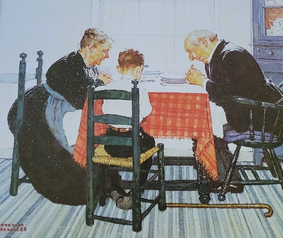 Cena Familiar Norman Rockwell Dinner At The Homesick Restaurant By