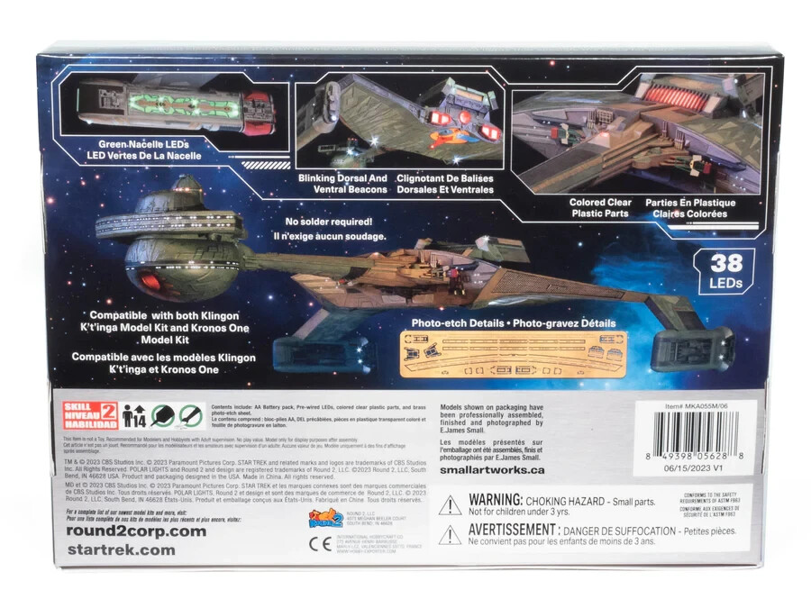 POLAR LIGHTS STAR TREK 6 1:350 COUNTRY KLINGON K'RONOS 1 LIGHT KIT ...