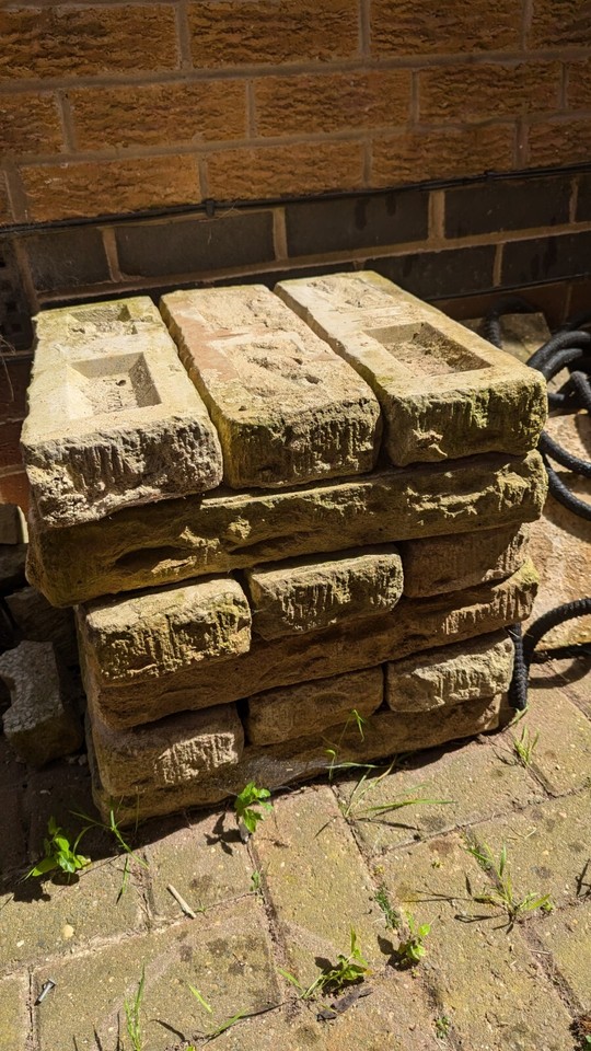 Reclaimed Stone Bricks X 18 | eBay UK