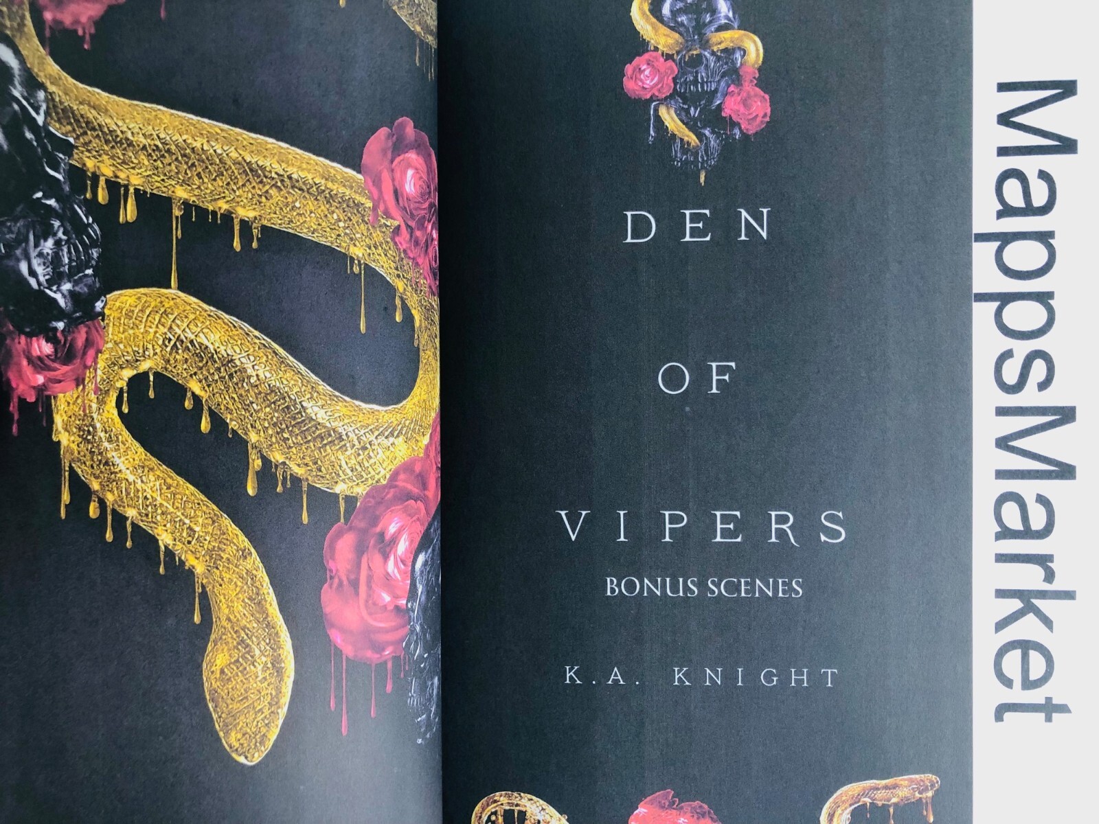 Den of Vipers BOOKISH Stenciled + Bonus Scenes Booklet SIGNED x 2 by K ...
