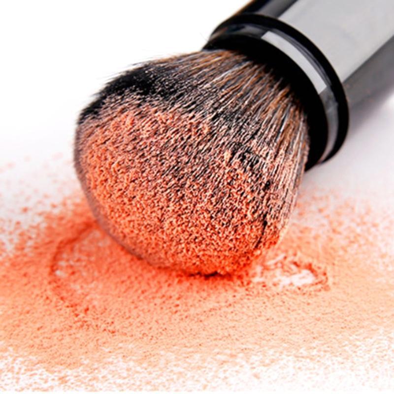 Retractable Kabuki-Makeup Brushes,Travel Face Blush Brush,Portable ...