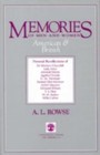Memories of Men and Women American & British by A. L. Rowse ...